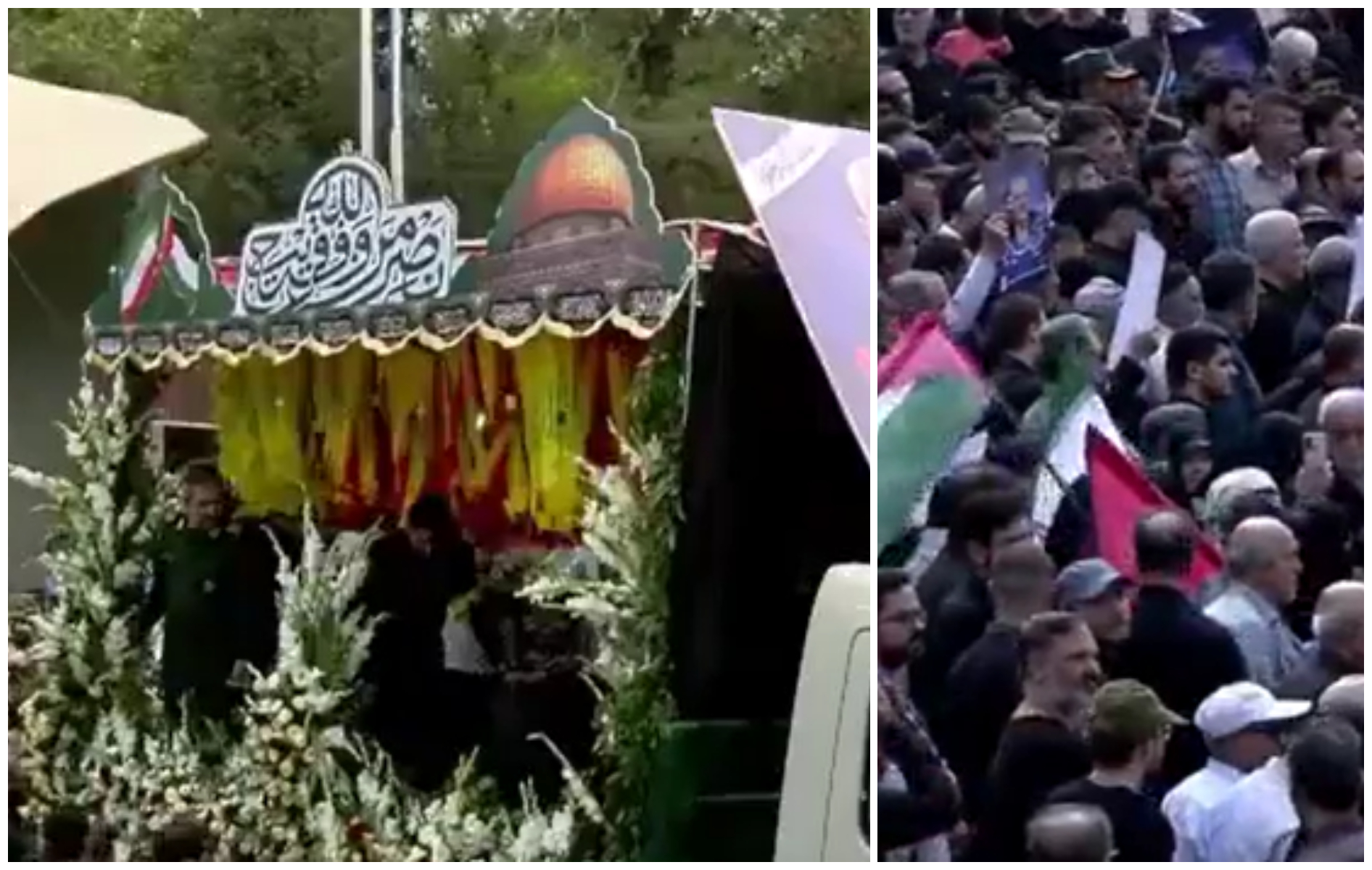 החלה הלווית המנהיג החמאסי הנייה | המונים קראו "מוות לישראל" - בטקס ה ...